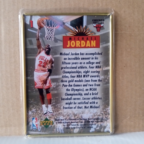 Jordan | Other | Michael Jordan Metal Card | Poshmark